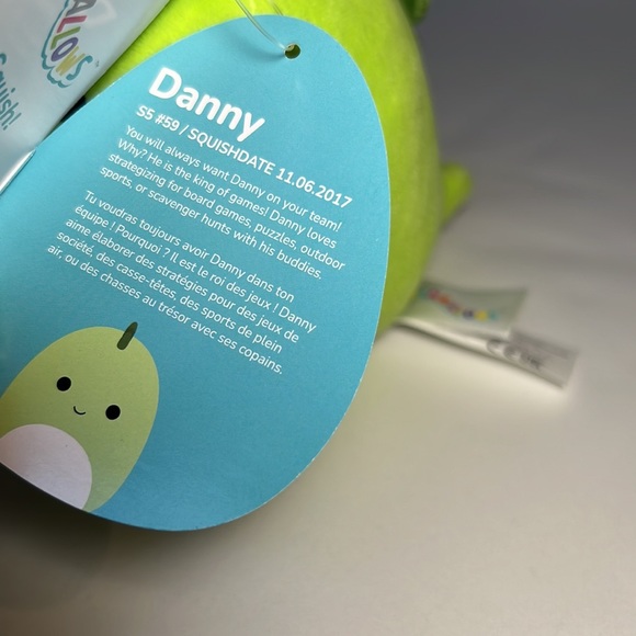 Squishmallows | Toys | Squishmallows Danny The Dinosaur Stuffed Plush 5 ...